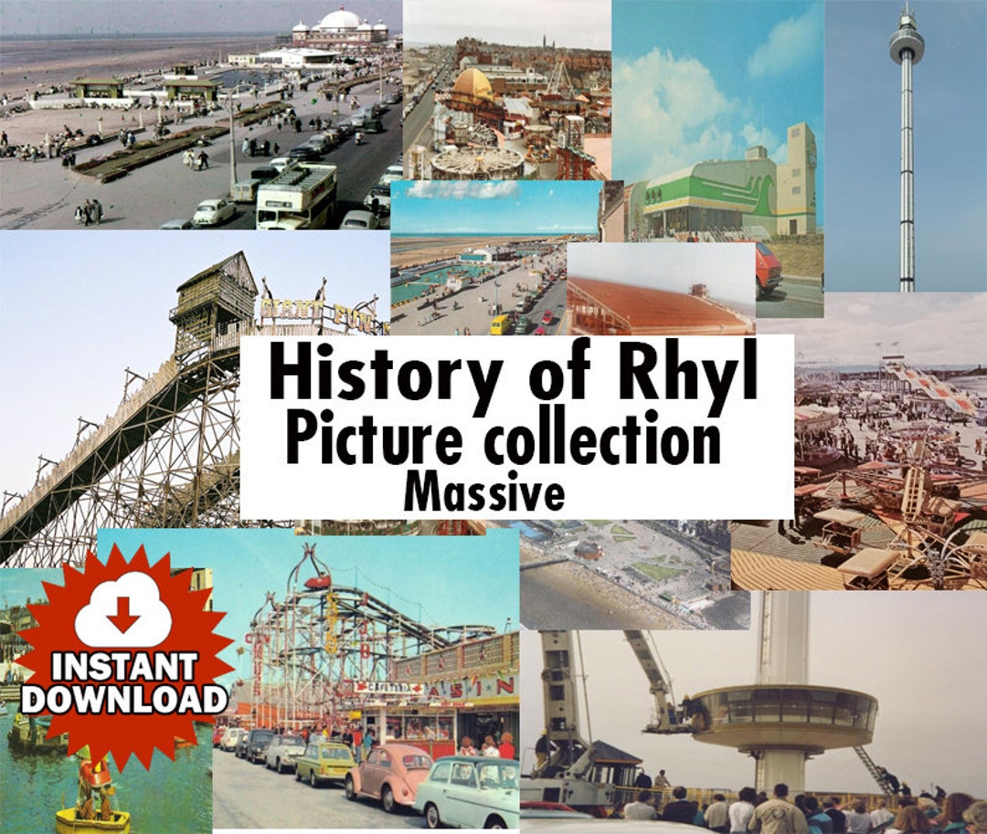 History of Rhyl , Wales , Fun Fair Rides , Beach , Picture Collection ...