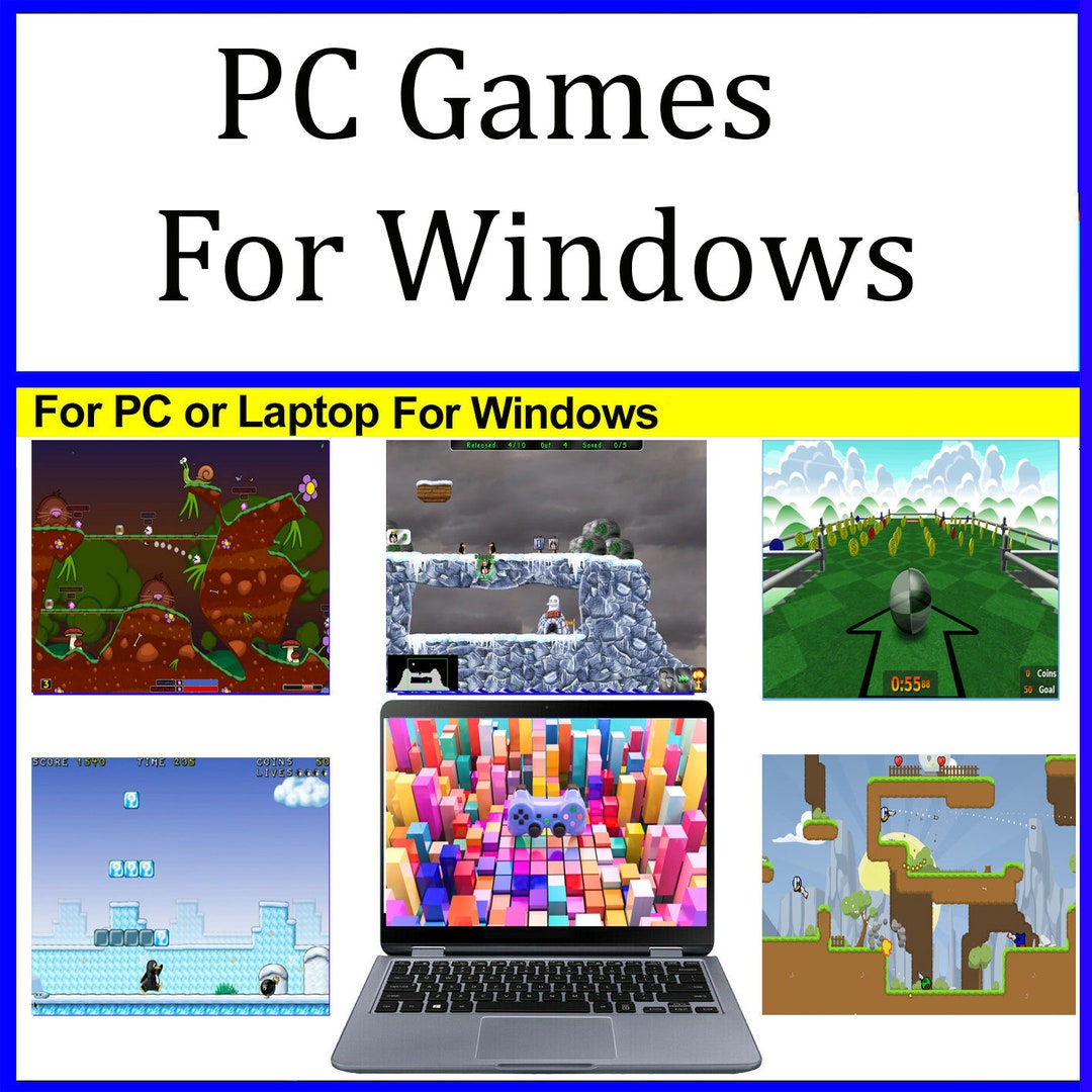 Games for PC and Laptop Set 1 Windows 7, 8 ,10 and 11 Software Digital ...