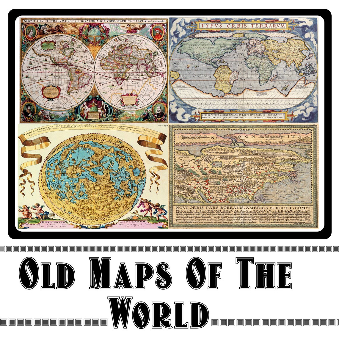 Old Maps of the World , Geography , Ancient Maps, History , Globe ...