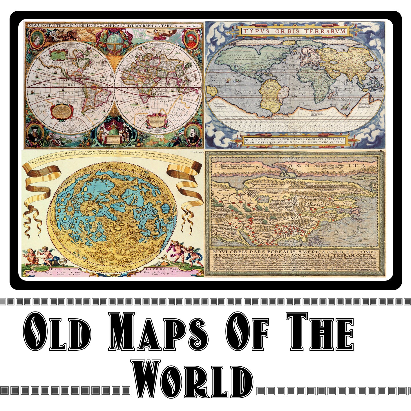 Old Maps of the World , Geography , Ancient Maps, History , Globe ...