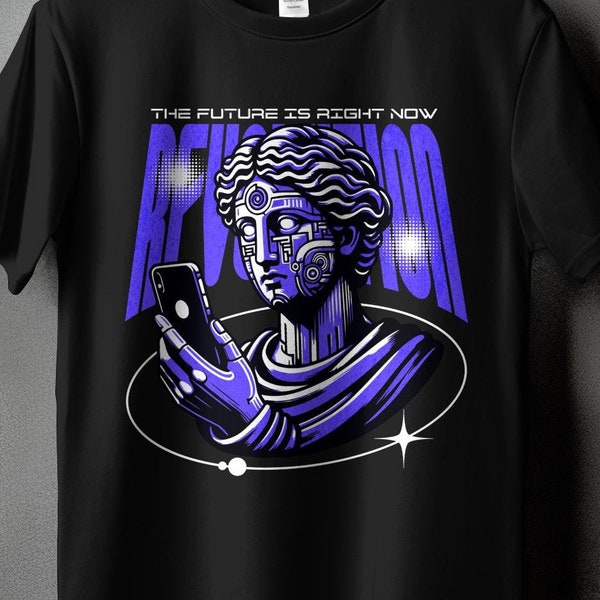 Cyberpunk Robot Statue - Etsy