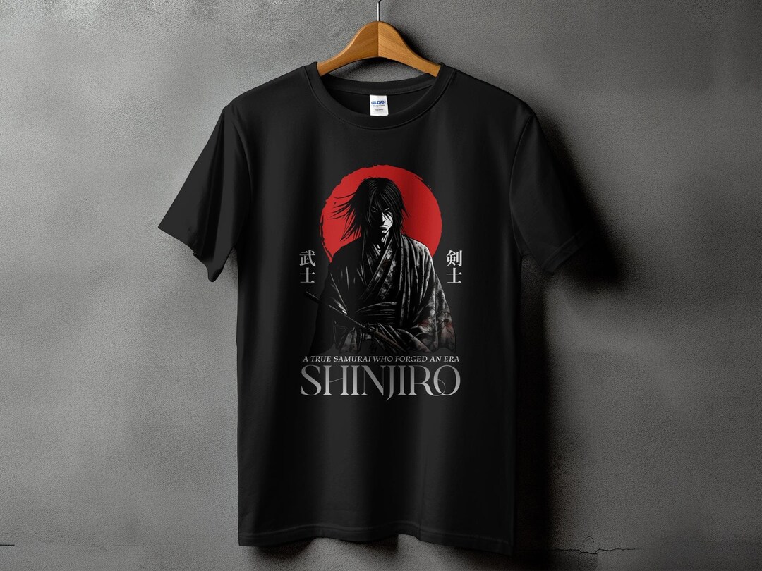 Samurai Warrior T-shirt, Shinjiro Graphic Tee, Japanese Art Shirt ...