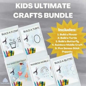 Kids Printable Ultimate Crafts Bundle Indoor Preschool Activity ...