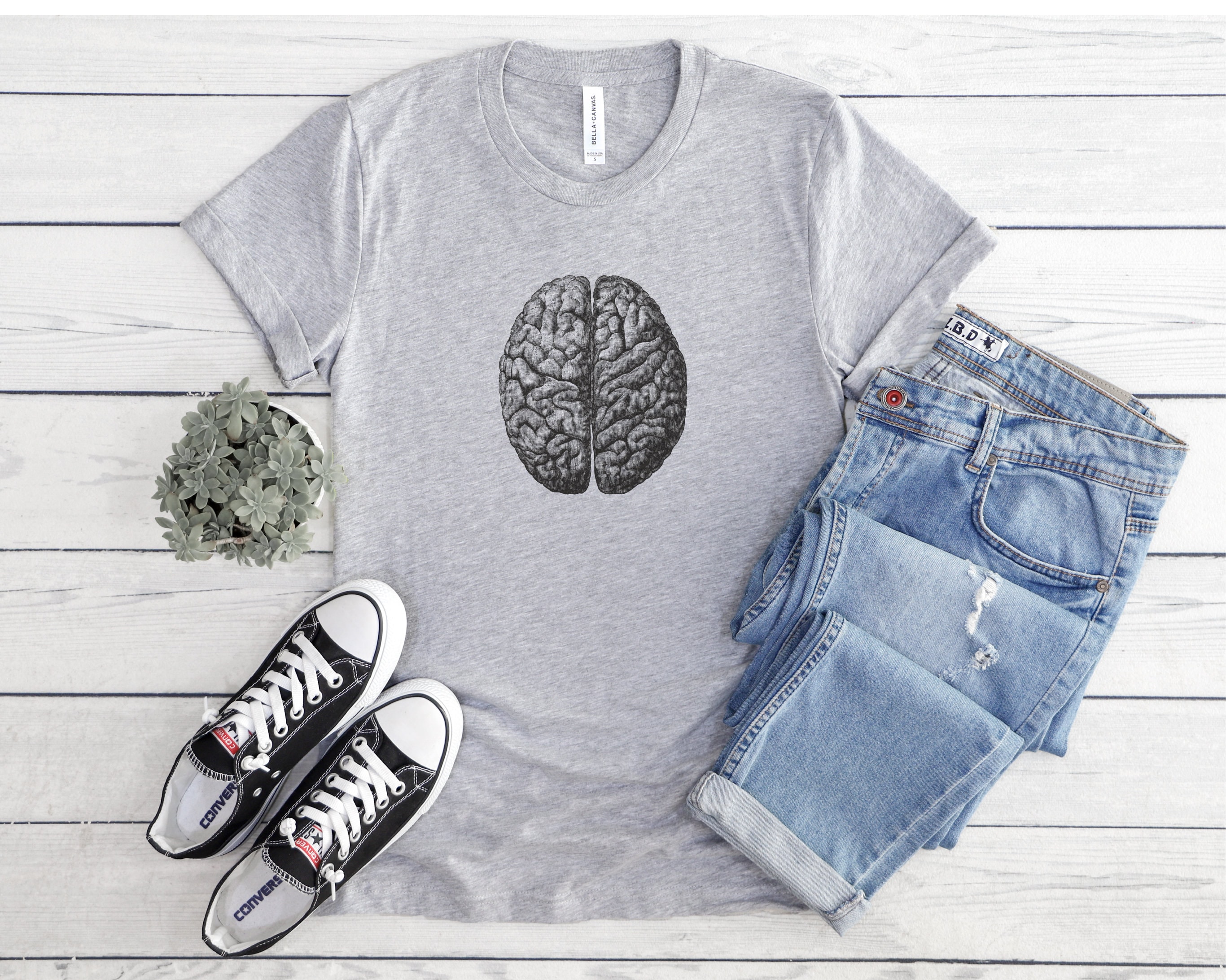 Human Brain T-shirt I Anatomy T-shirt, Medical T-shirt, Neurology T ...