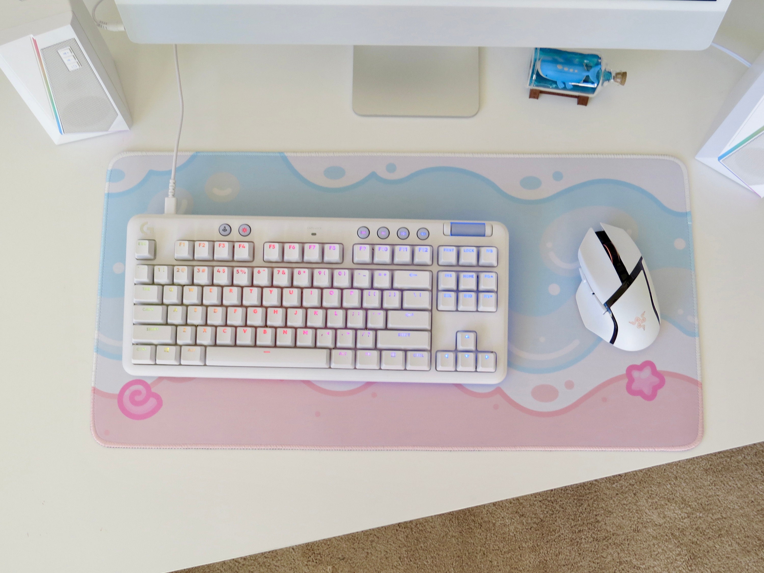 Ocean Beach Cute Kawaii Desk Mat Mouse Pad - Etsy