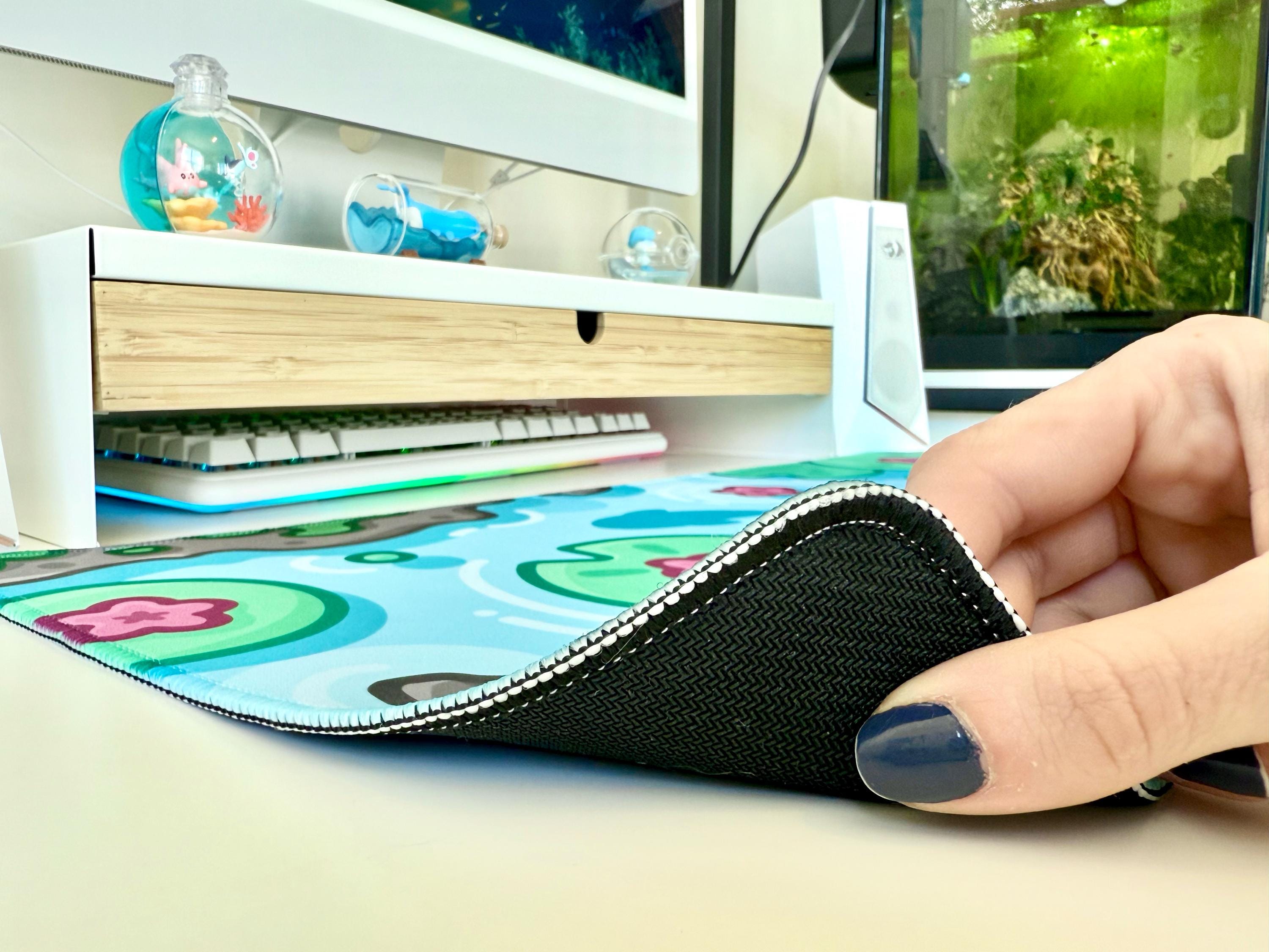 Koi Pond Fish Cute Kawaii Desk Mat Mouse Pad - Etsy