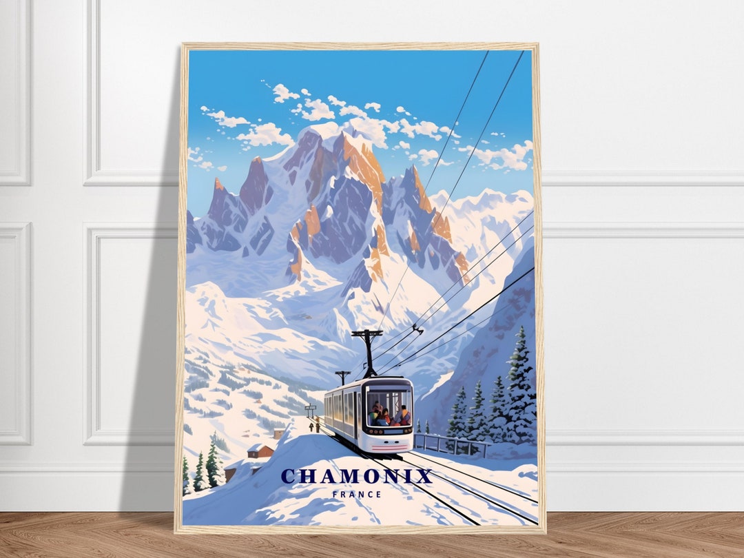 Chamonix Travel Print | France Travel Print Collection | Wall Art ...