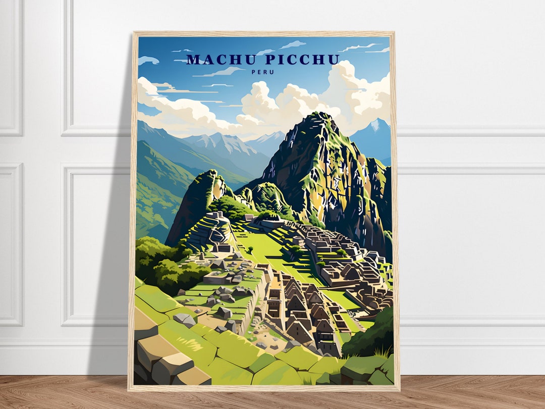 Machu Picchu Travel Print | Peru Travel Print Collection | Ancient ...