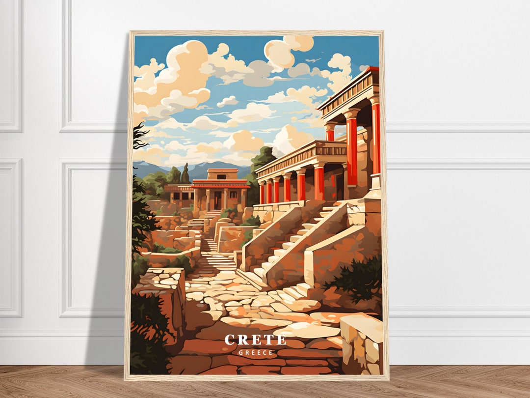 Crete Travel Print | Greece Travel Print Collection | Minoan Culture ...