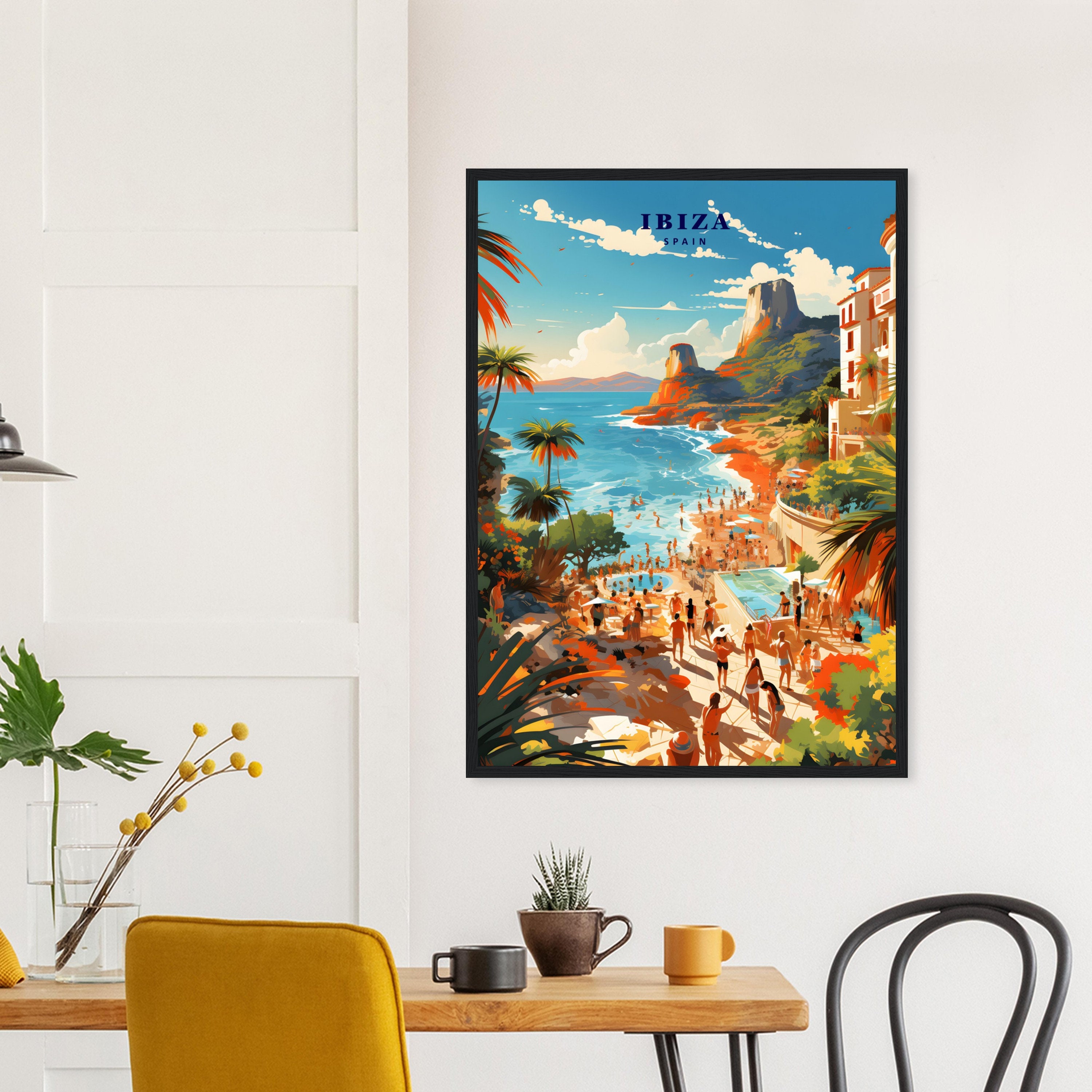 Ibiza Reise Druck Spanien Travel Print Collection Eivissa Island ...