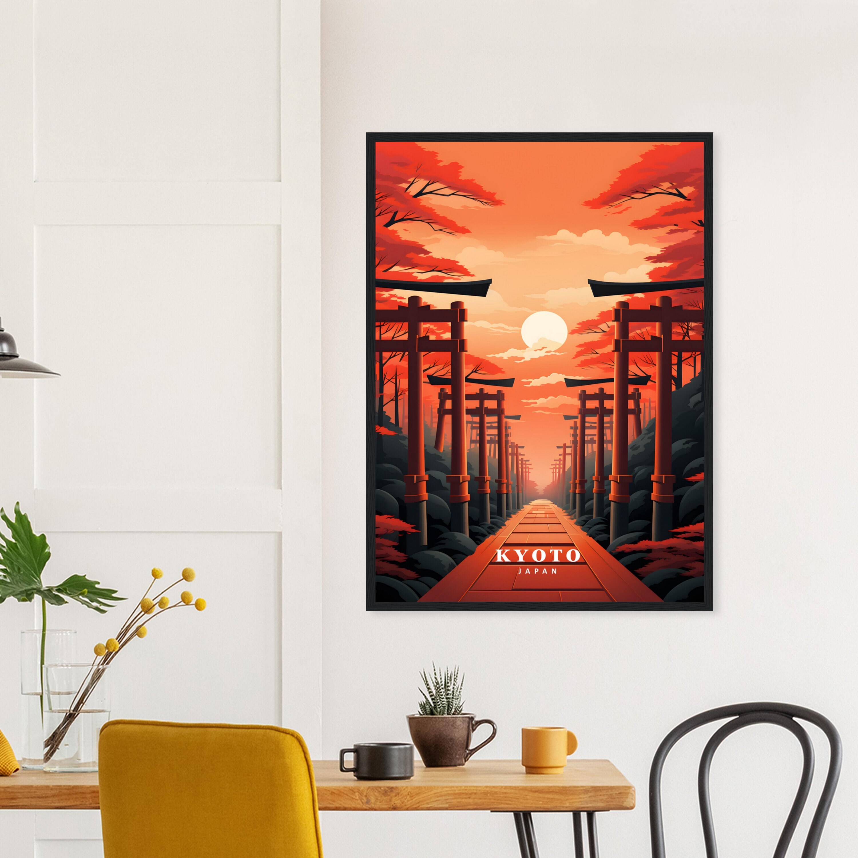 Kyoto Fushimi Inari Taisha Travel Print Japan Travel Print Collection ...