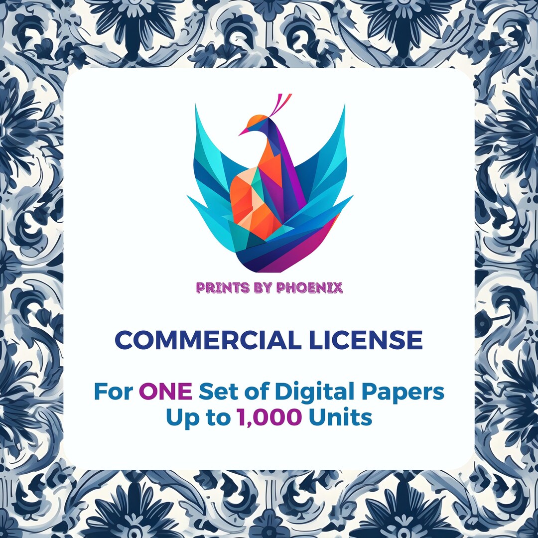 Commercial License for ONE Set of Digital Papers | No Credit Required ...
