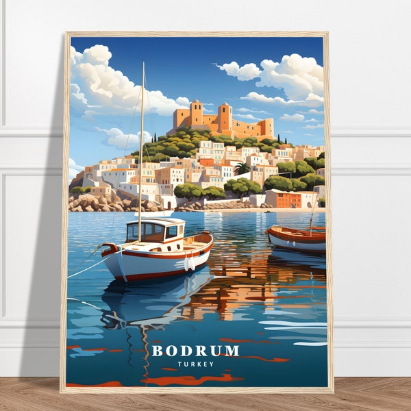 Bodrum Castle Poster - Etsy