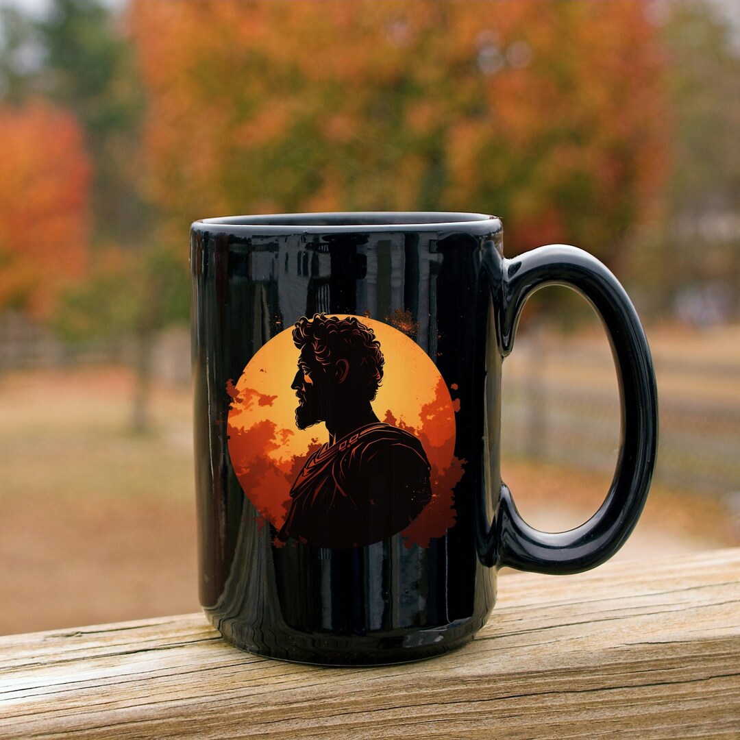 Marcus Aurelius Mug, Stoic Philosophy Gift, Marcus Aurelius Cup, Marcus ...