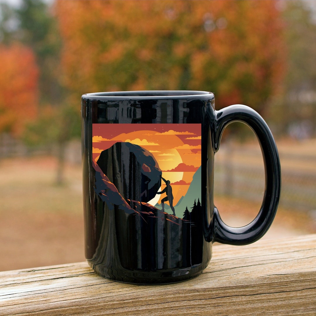 Sisyphus Coffee Mug, Albert Camus Quote, the Myth of Sisyphus, Sisyphus ...