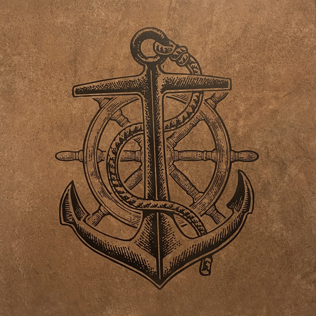 Laser Engraved Tile anchor - Etsy