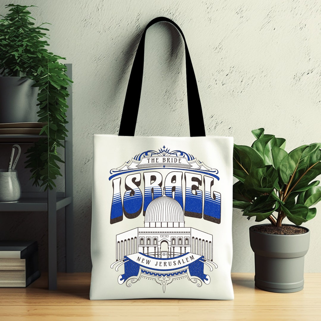 The Bride Israel Faith Based Tote Bag New Jerusalem Believer Gift Cool ...
