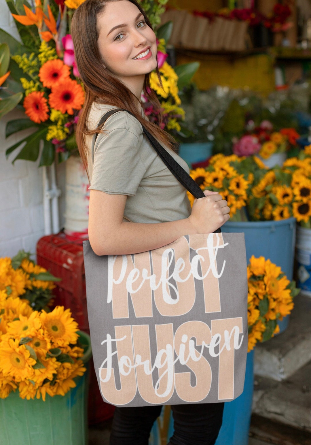 Faith Based Tote Bag Bible Verse Purse Small Medium Large Trendy Cool ...