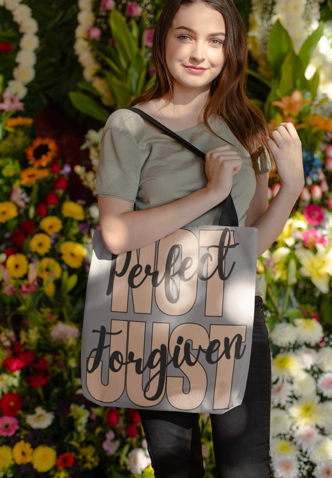 Faith Based Tote Bag Bible Verse Purse Small Medium Large Trendy Cool ...