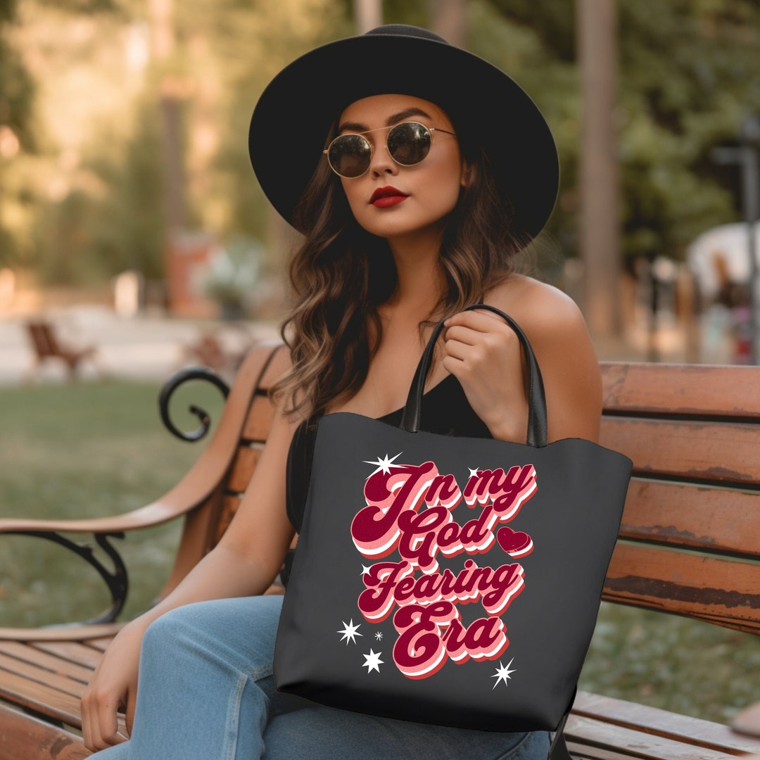 In My Era Faith Based Tote Bag Believer Gift for Mom Girls Women Cool ...