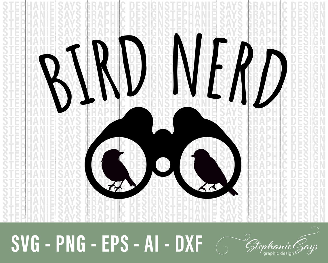 Vogel Nerd SVG, niedlicher Spruch SVG PNG, geschnittene Dateien für Cricut Silhouette, Becher ...