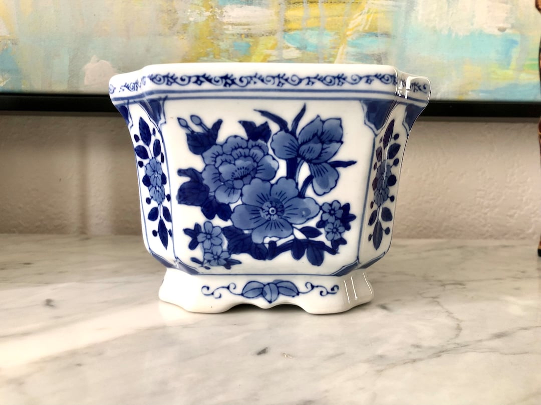 Delft Indoor Planter - Etsy