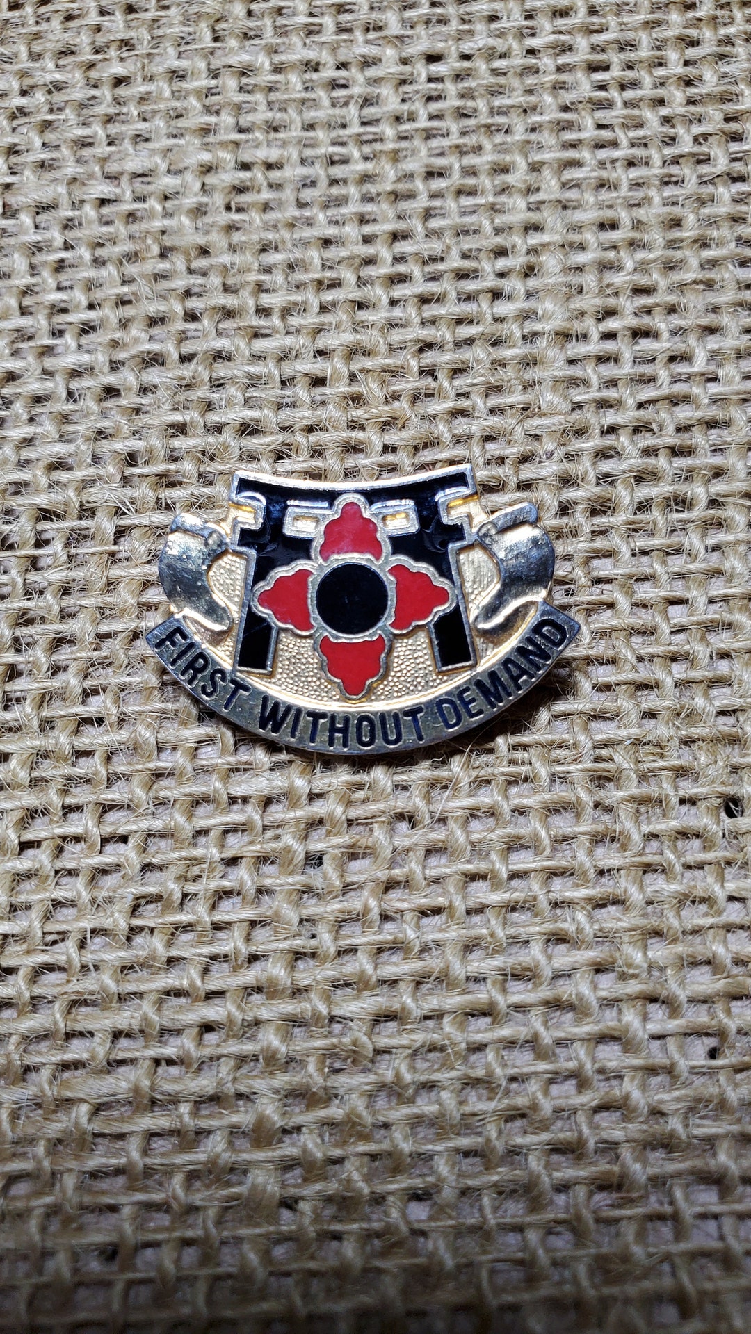 406 Corps Support Battalion Vintage Insignia Lapel Pin - Etsy