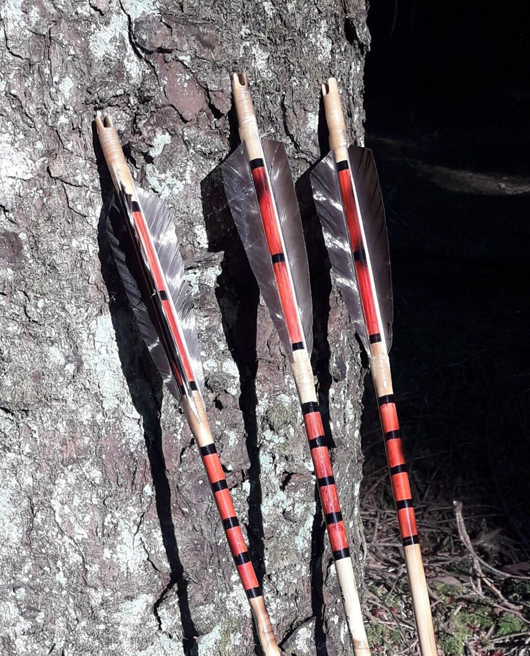 Set of 3 Custom Made Hand Built Primitive Arrows - Etsy
