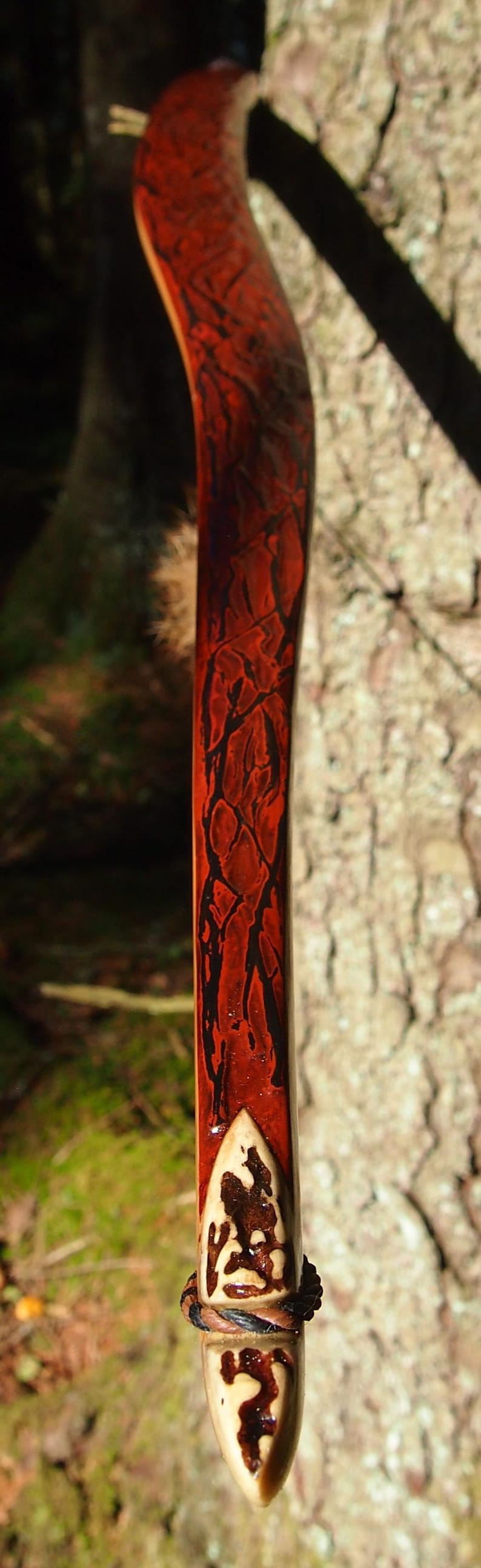 Yew Longbow: Sinew Backed, Reflex/deflex, Snakey Limb 45#@28" (zombie ...