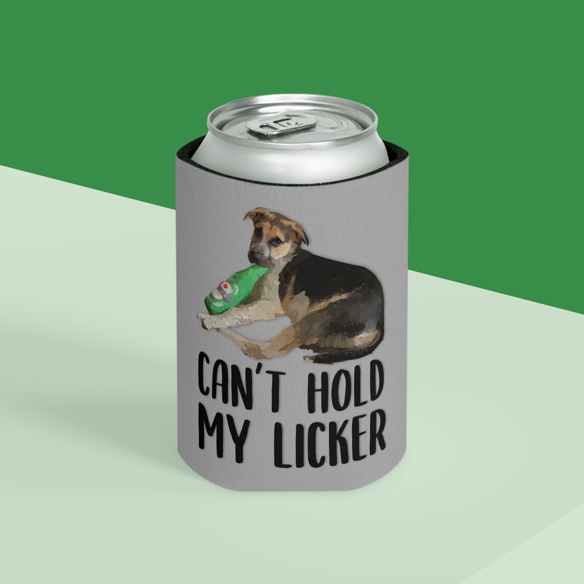 Cant Hold My Licker Can Cooler - Etsy