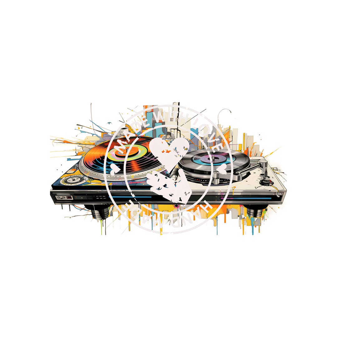 Abstract Turntable Digital Print - Etsy