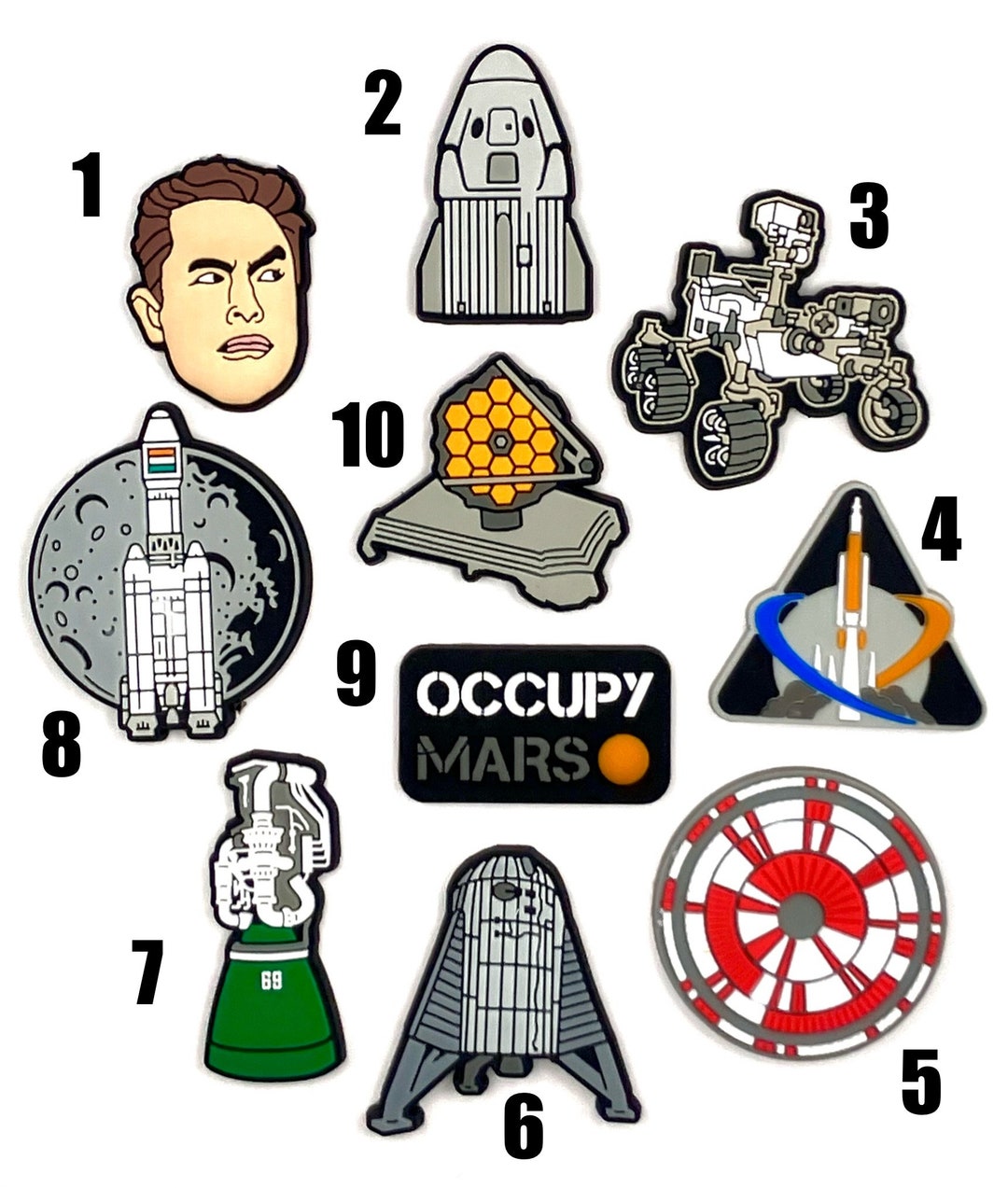 Lapel Pins | Modern Space & Rocket Themed Designs by Mikeylikeyrockets ...