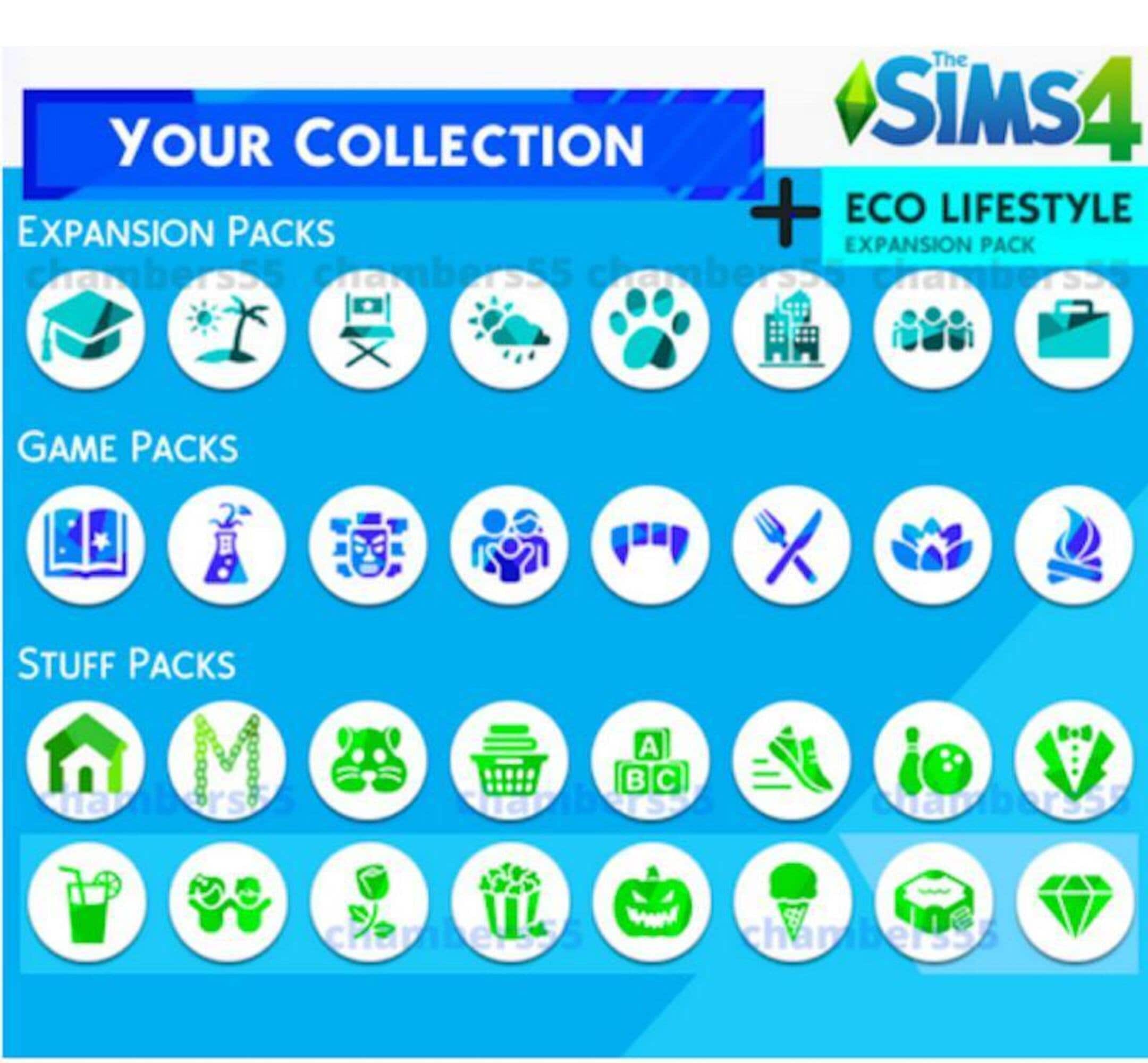 The Sims 4 ALL Dlc Expansions /game/stuff / Kits Highschool Years PC ...