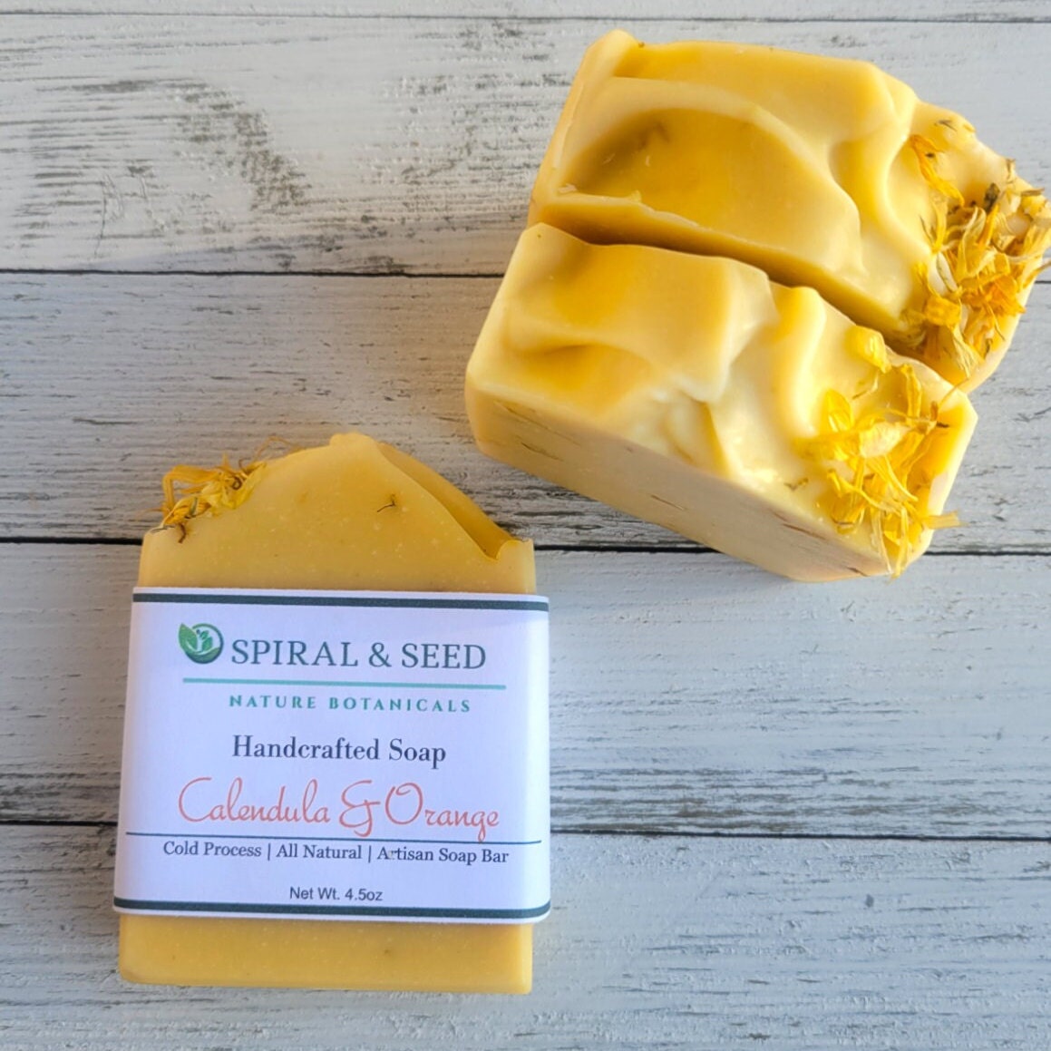 Calendula & Orange Handcrafted Soap Bar - Etsy