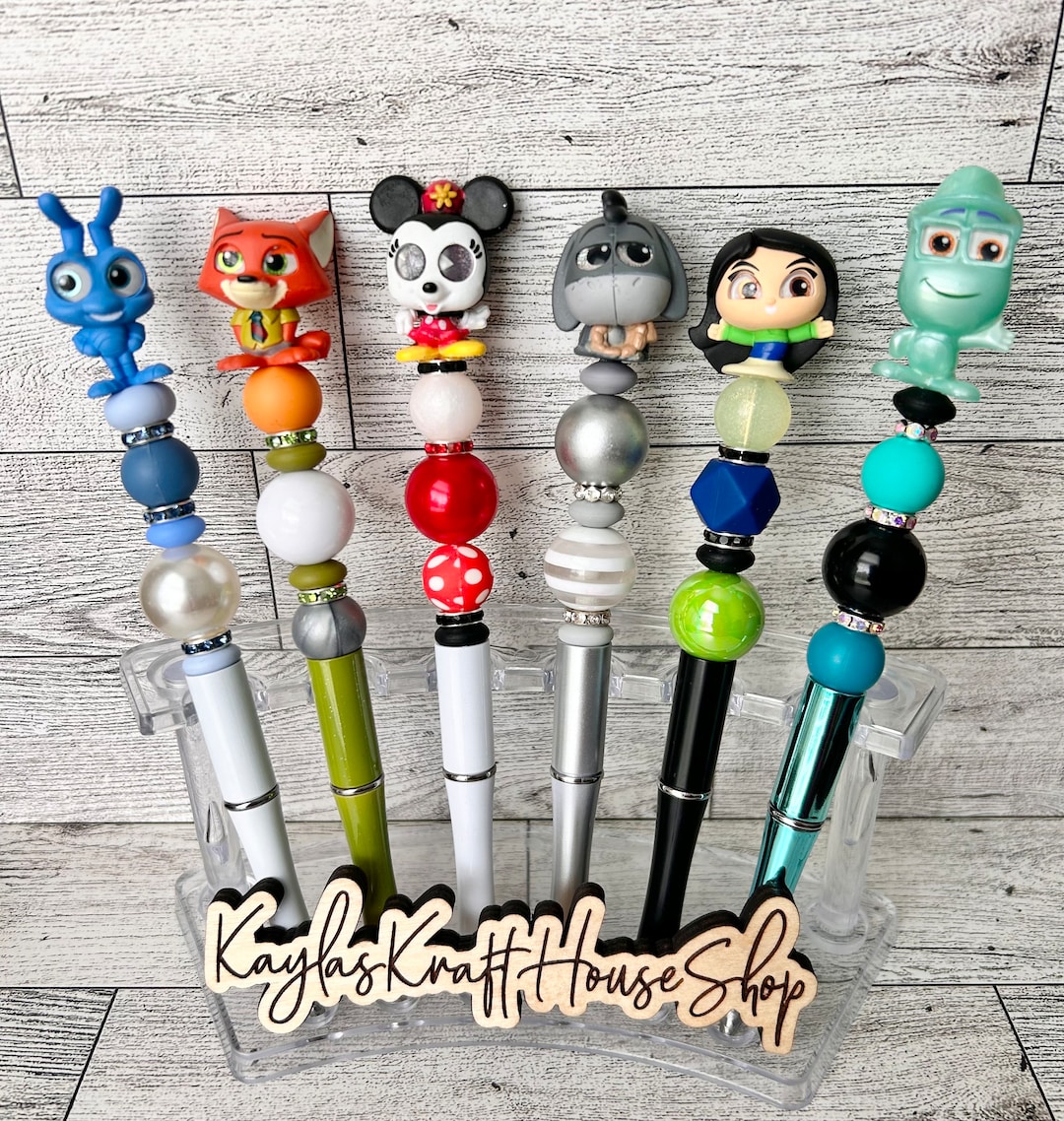 Doorable Pens Character Pens Beaded Pens Pens Gifts - Etsy