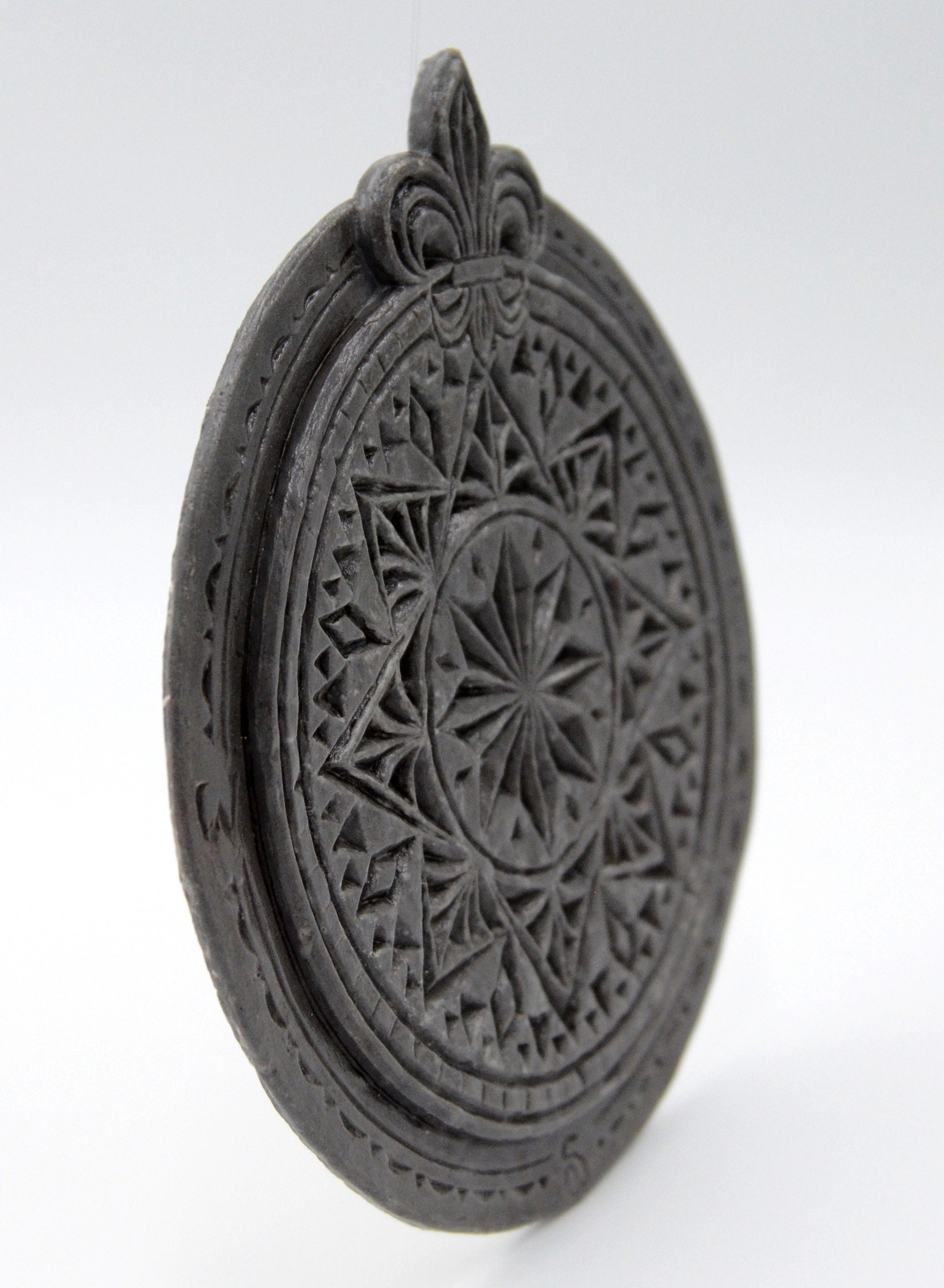 Compass Rose Ceramic Sculpture 6" X 7.5" X 3/8" - Etsy