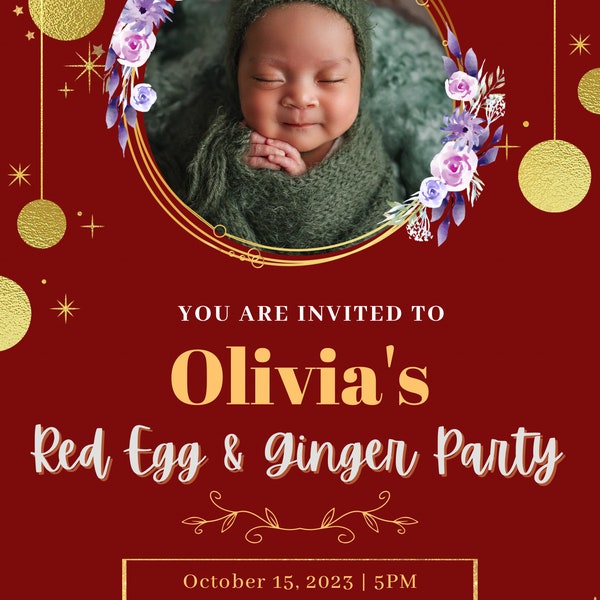 Red Egg Ginger Party - Etsy