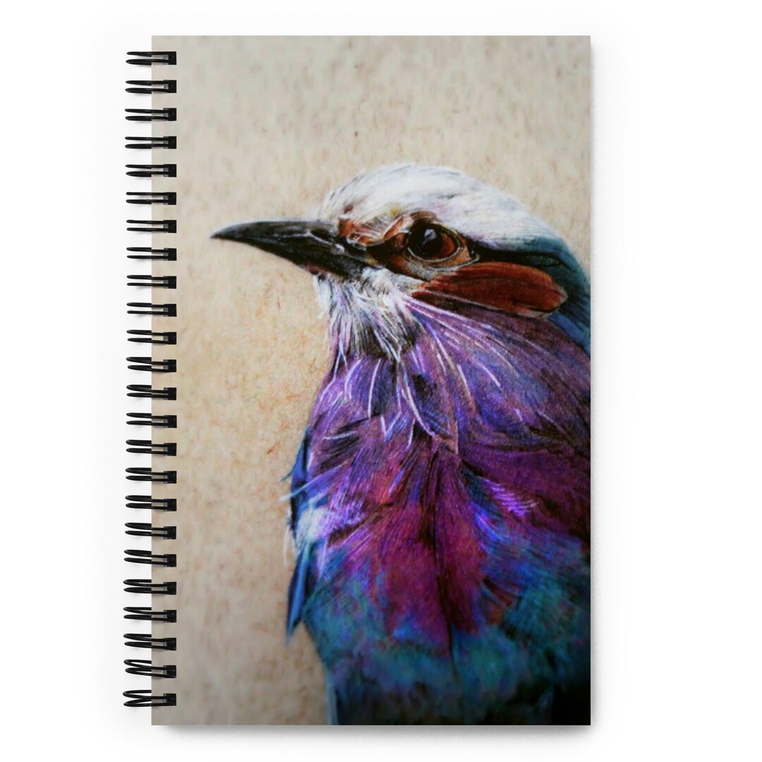 Lilac Breasted Roller Spiral Notebook Lilac Breasted Roller - Etsy