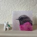Pink Robin Greetings Card Pink Robin Art on Greetings Card Pink Robin ...