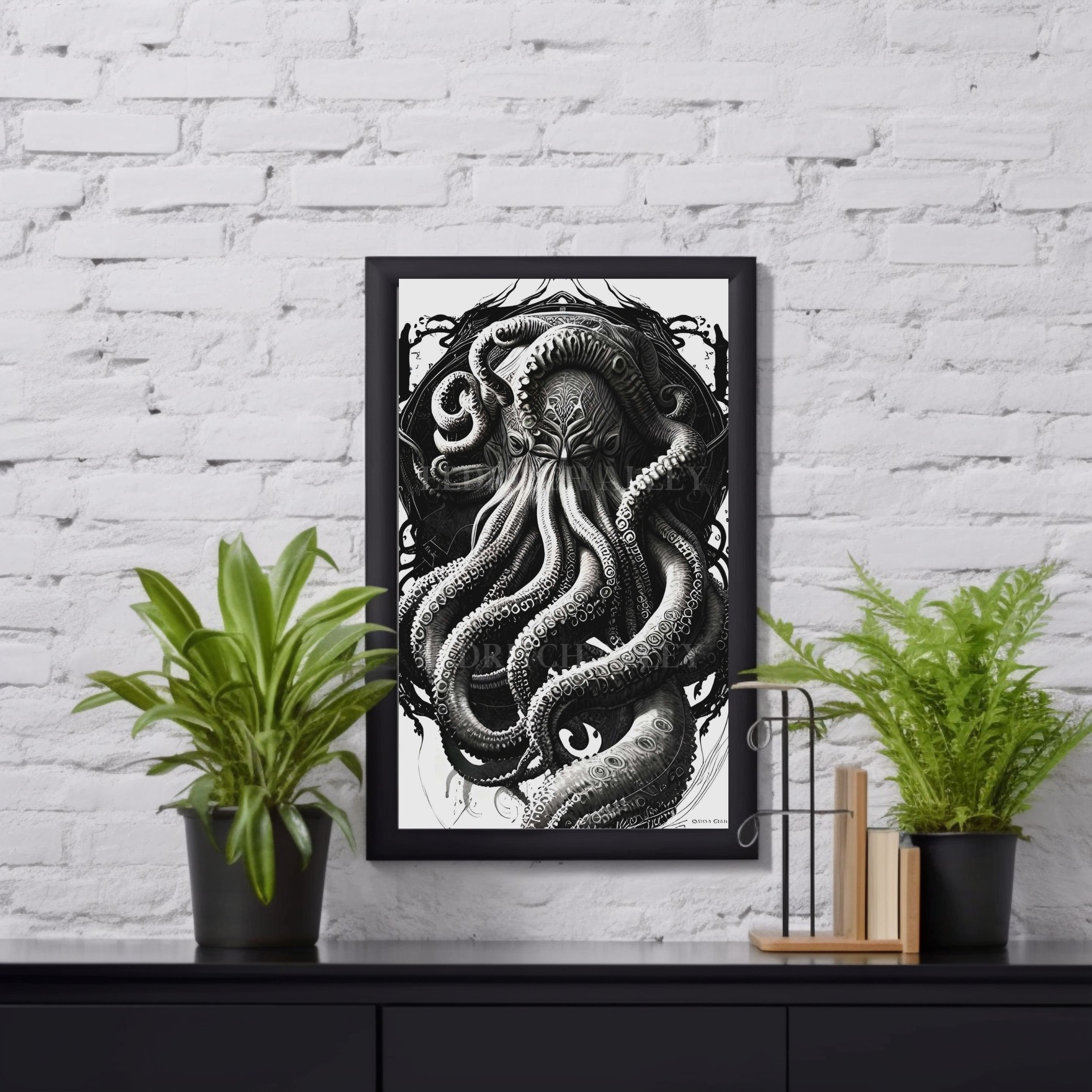 DIGITAL DOWNLOAD / Cthulhu Printable Poster / Lovecraftian Art - Etsy