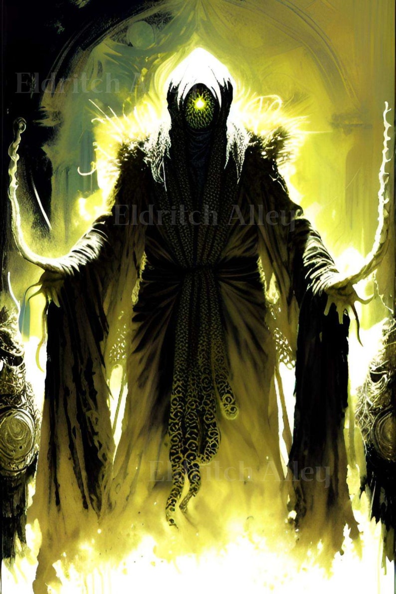 DIGITAL DOWNLOAD / Hastur Printable Poster / Lovecraftian Art - Etsy