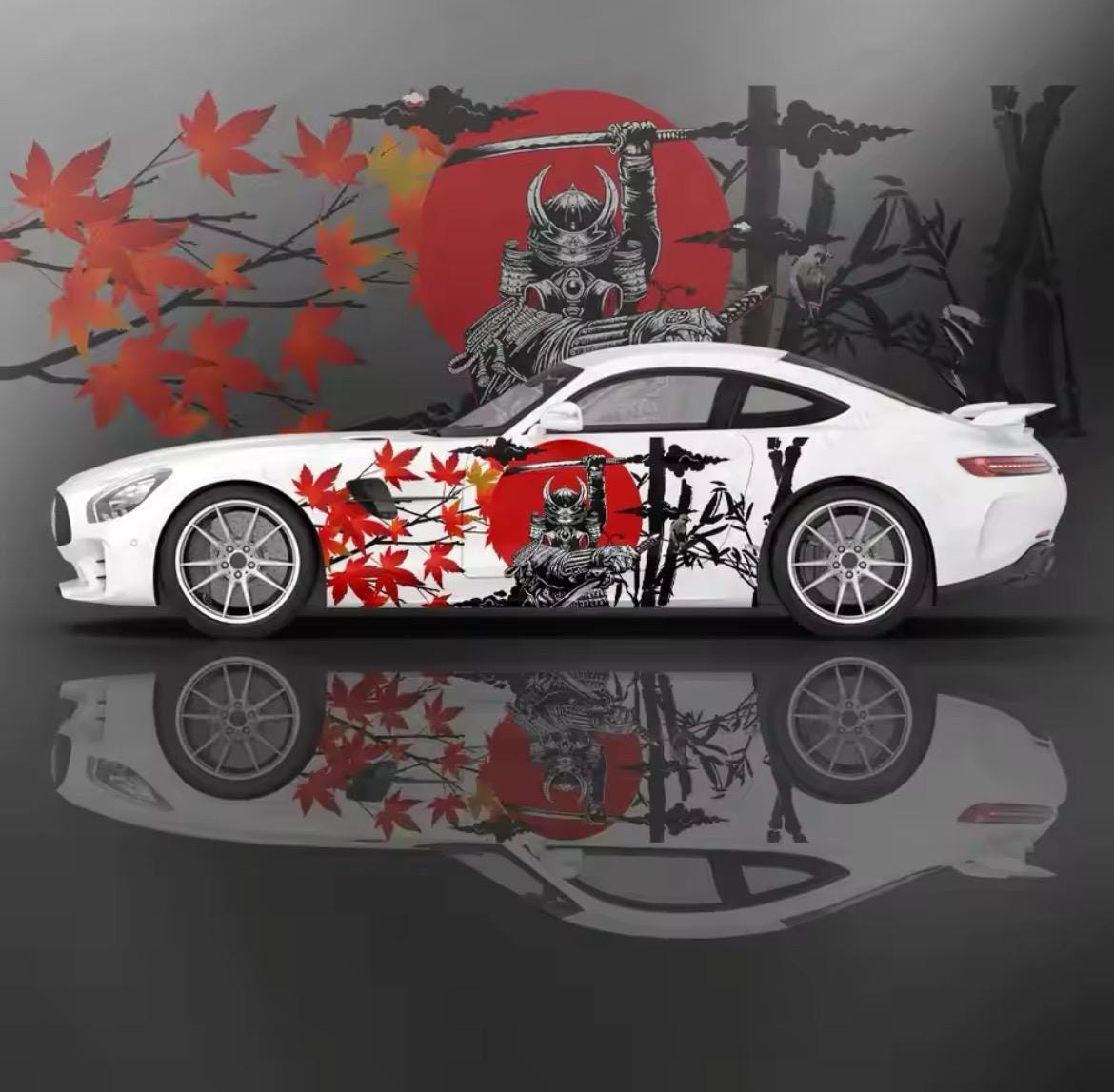 JDM Samurai Sakura Car Side Decals for Universal Fit. Decals for Honda ...