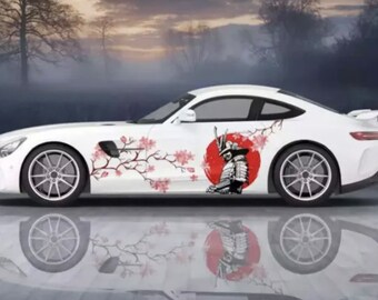 JDM Samurai Sakura Car Side Decals for Universal Fit. Decals for Honda ...