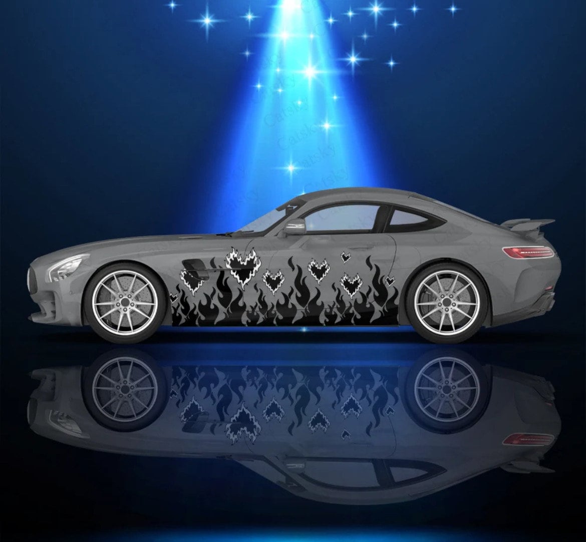 JDM Car Decal; JDM Sad Boy Decal Broken Heart Decal for Both Sides of ...