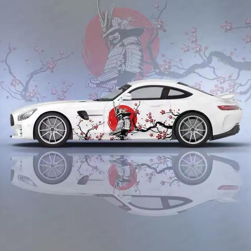 Samurai Side Decal Car - Etsy