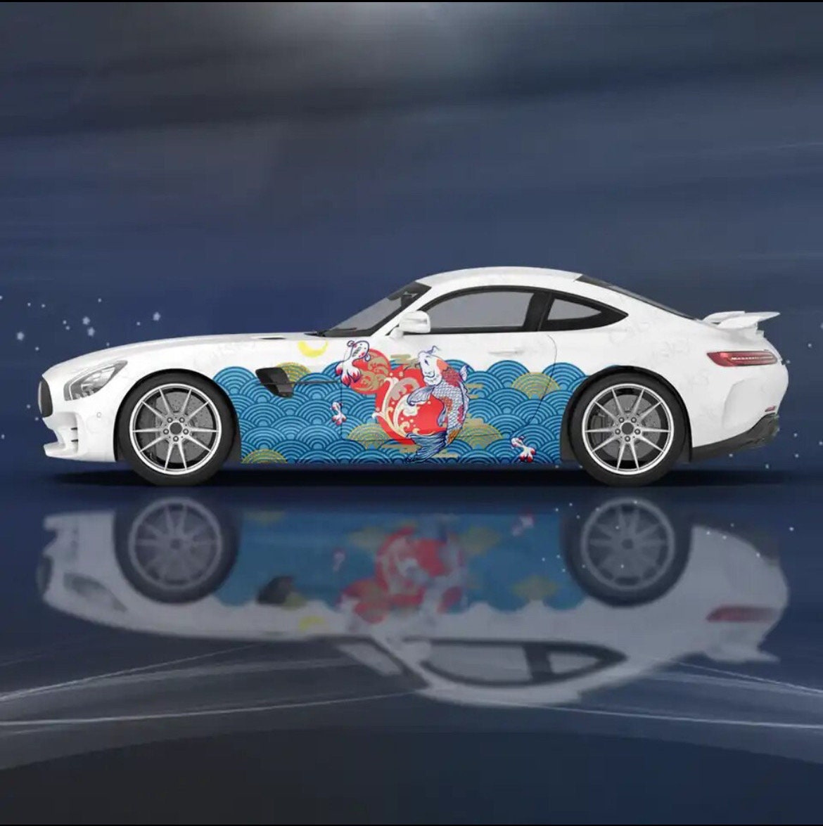 Koi Decal Custom JDM Inspired Decal for Honda, Toyota, Nissan, Ford ...
