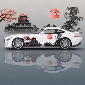 JDM Samurai Sakura Car Side Decals for Universal Fit. Decals for Honda ...