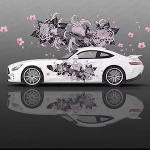 JDM Samurai Sakura Car Side Decals for Universal Fit. Decals for Honda ...