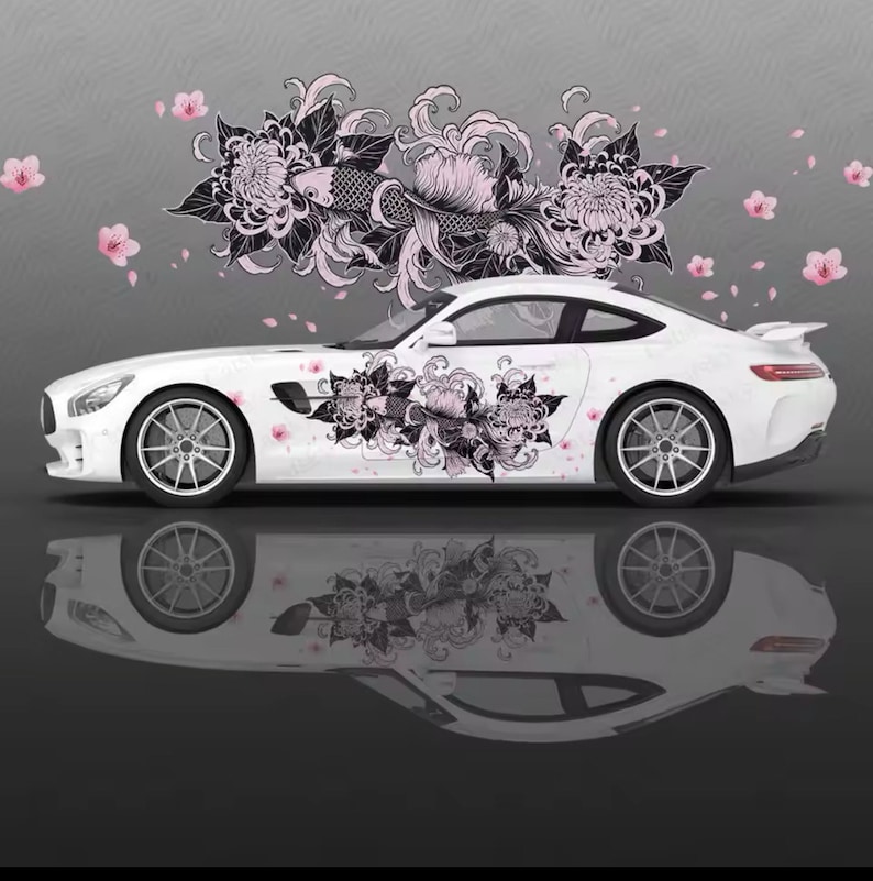 JDM Samurai Sakura Car Side Decals for Universal Fit. Decals for Honda ...