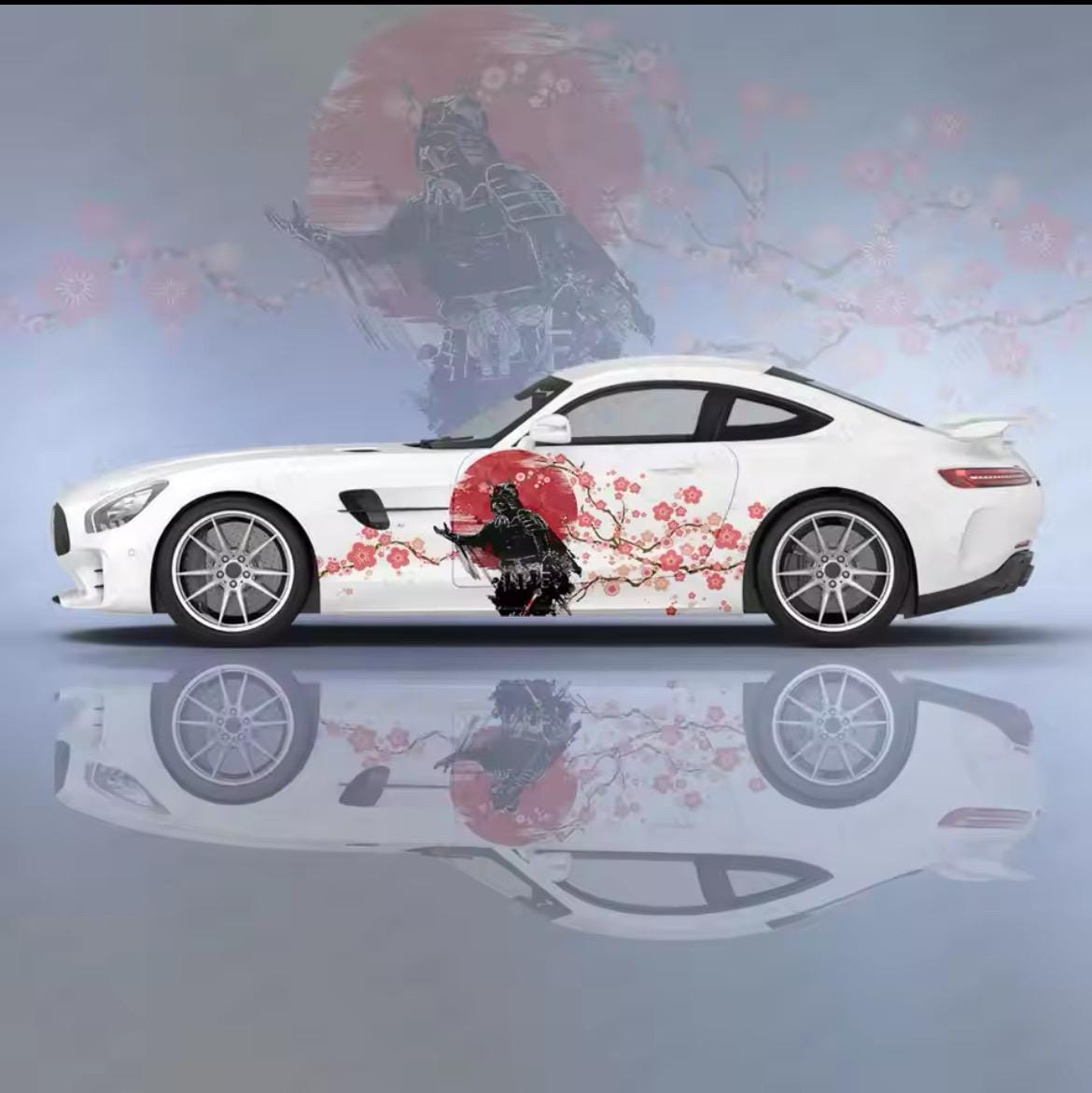 JDM Samurai Sakura Car Side Decals for Universal Fit. Decals for Honda ...